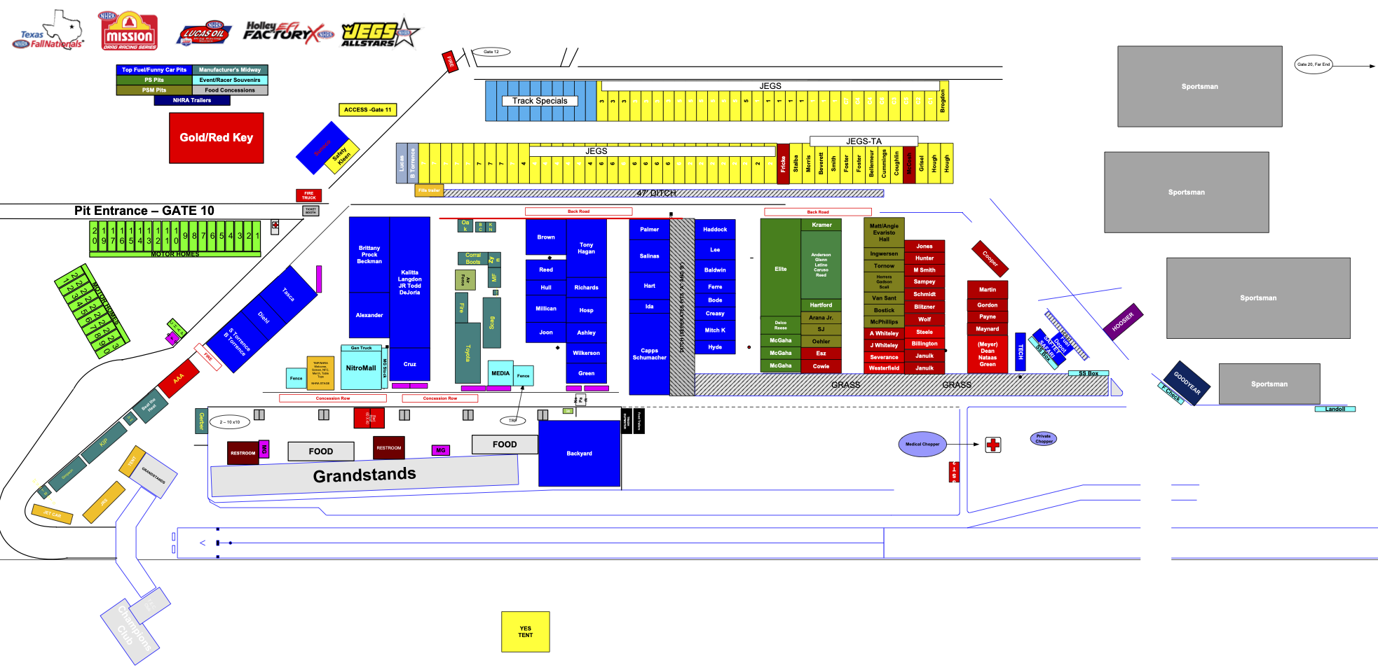 2024 Texas NHRA FallNationals Event Guide